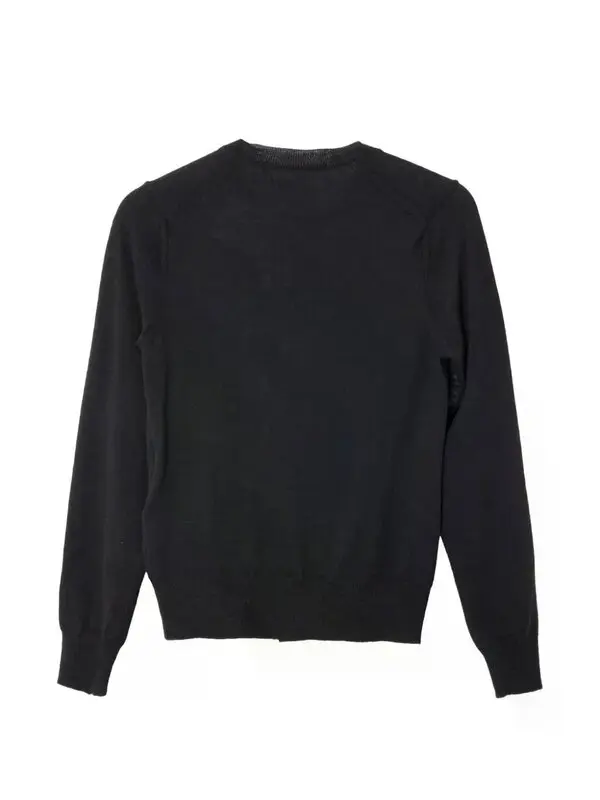 Comme Des Garçons Floral-appliqué Cardigan