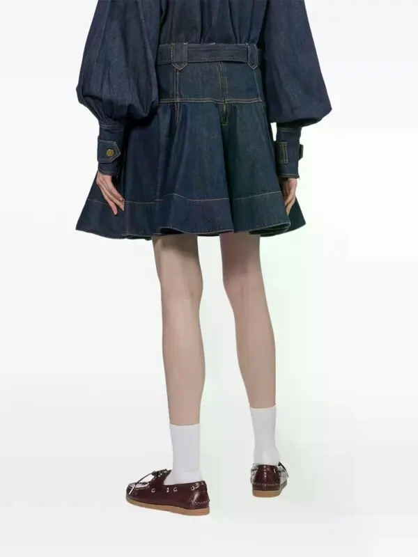Zimmermann Denim Mini Skirt