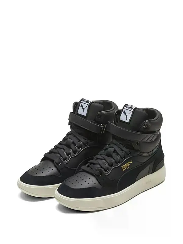 PUMA Logo-print High-top Sneakers