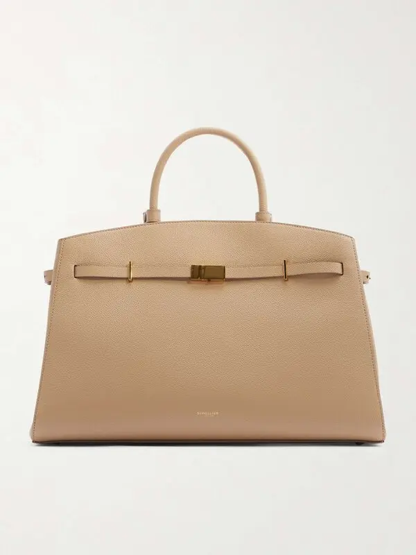 DEMELLIER The Hudson Textured-leather Tote
