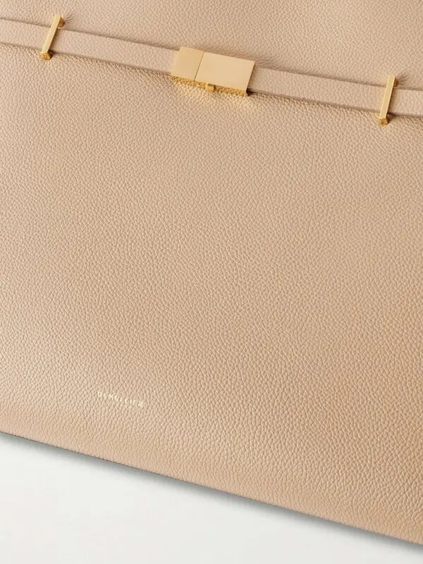 DEMELLIER The Hudson Textured-leather Tote