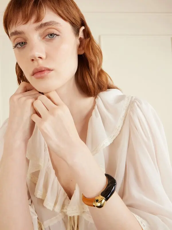 Chloé Tropicus Toucan Cuff - Gold