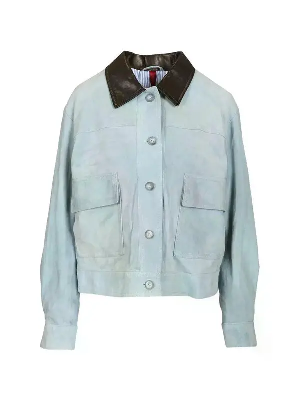 BLUSOTTO Matilde Contrast-collar Jacket