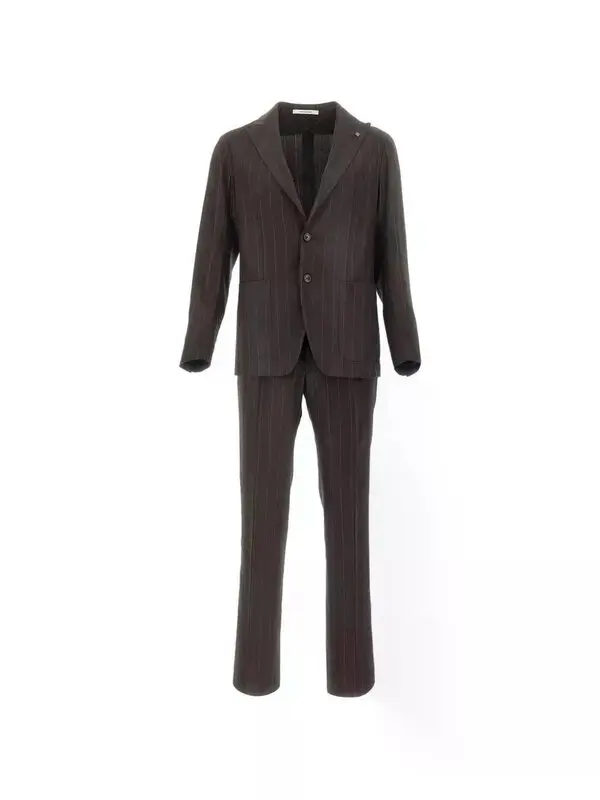 Tagliatore Pinstriped Patch-pocket Suit