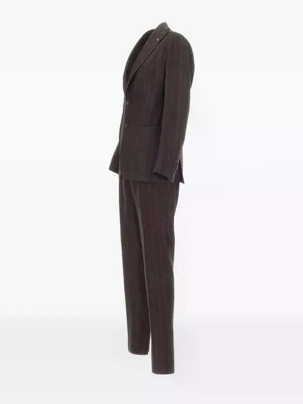Tagliatore Pinstriped Patch-pocket Suit
