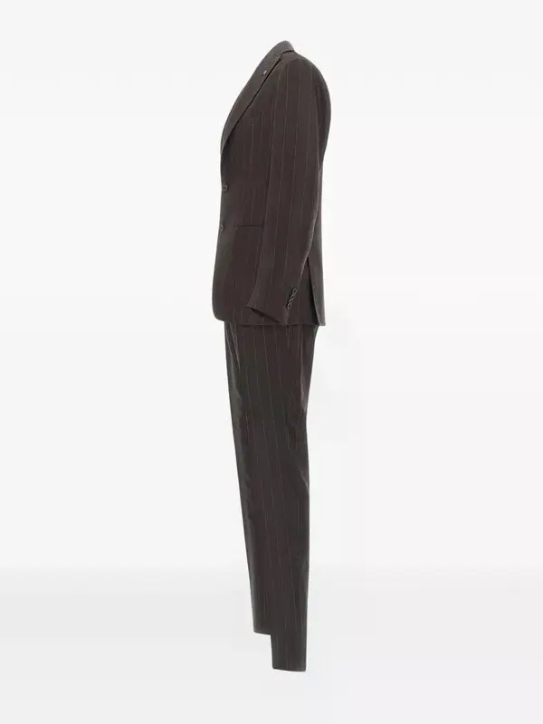 Tagliatore Pinstriped Patch-pocket Suit