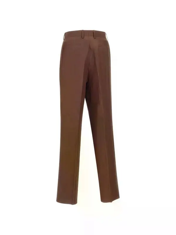 LANEUS Button Pressed Trousers