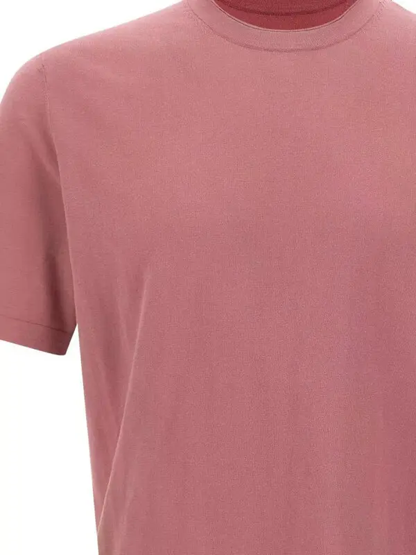 KANGRA Ribbed Crew-neck T-shirt