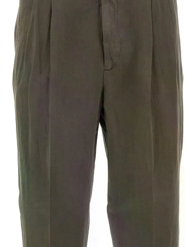 PT TORINO Flap-pocket Tailored Trousers - Brown