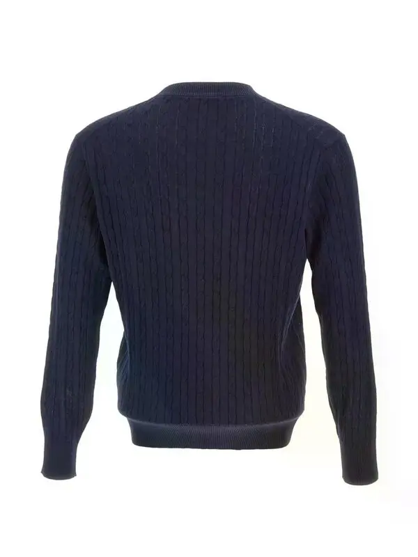 KANGRA Cable-knit Crew-neck Sweater