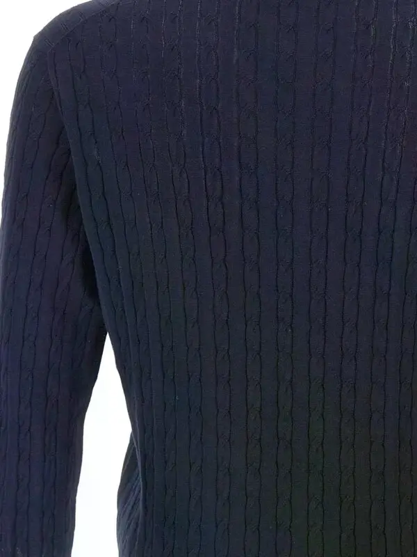 KANGRA Cable-knit Crew-neck Sweater