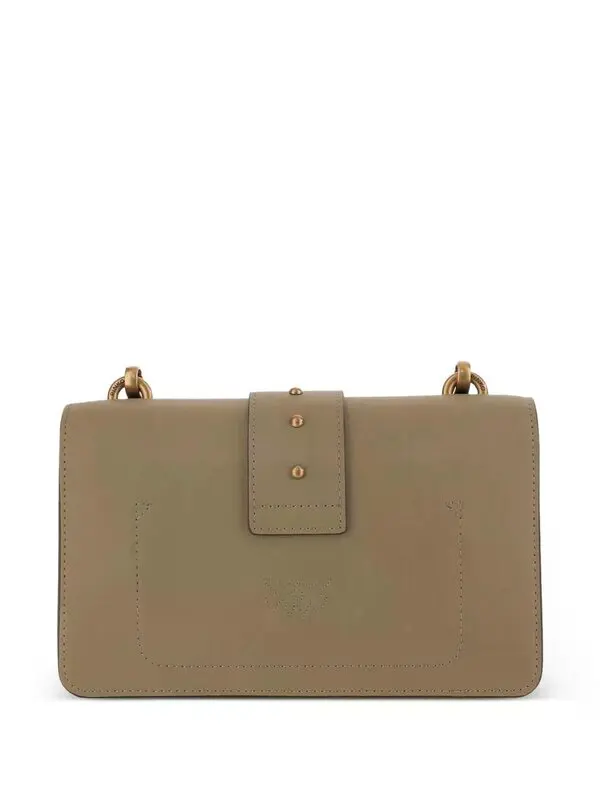 Pinko Mini Love One Leather Shoulder Bag