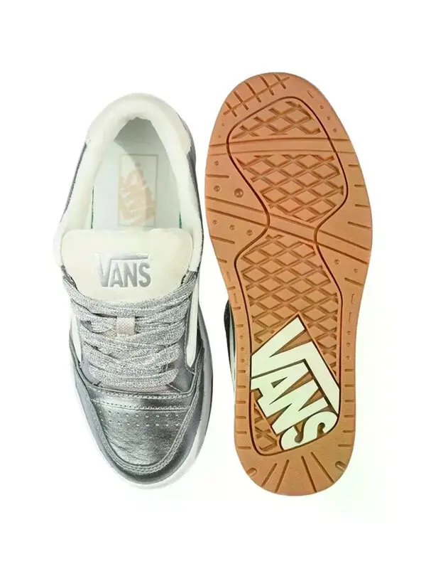 VANS Hylane Lace-up Suede Sneakers - Silver