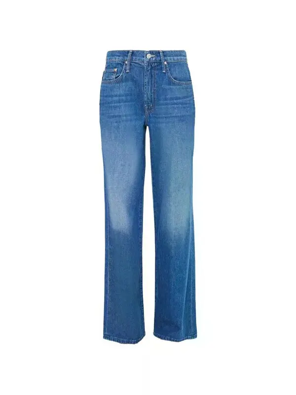 MOTHER Mid-rise Wide-leg Jeans - Blue