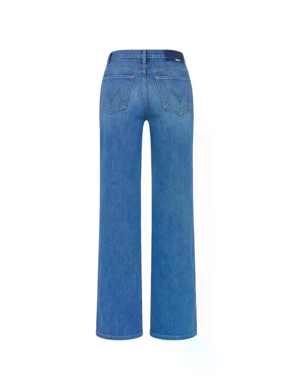 MOTHER Mid-rise Wide-leg Jeans - Blue