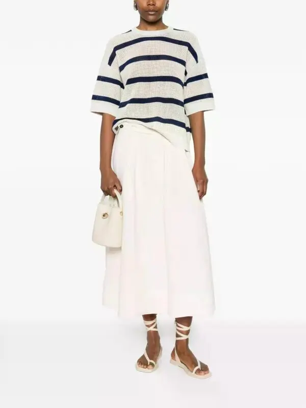Brunello Cucinelli A-line Midi Skirt