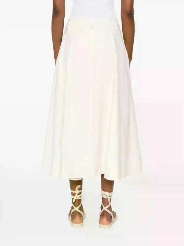 Brunello Cucinelli A-line Midi Skirt