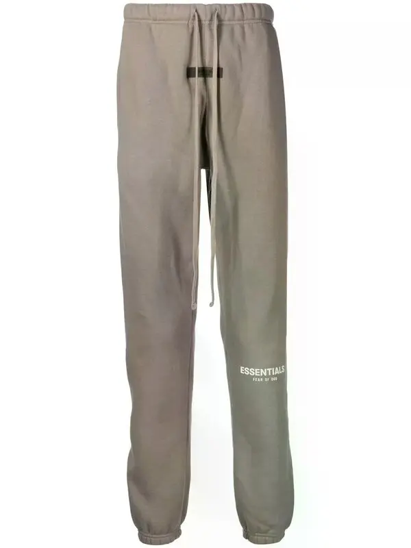 Fear Of God Logo-print Drawstring Track Pants - Brown
