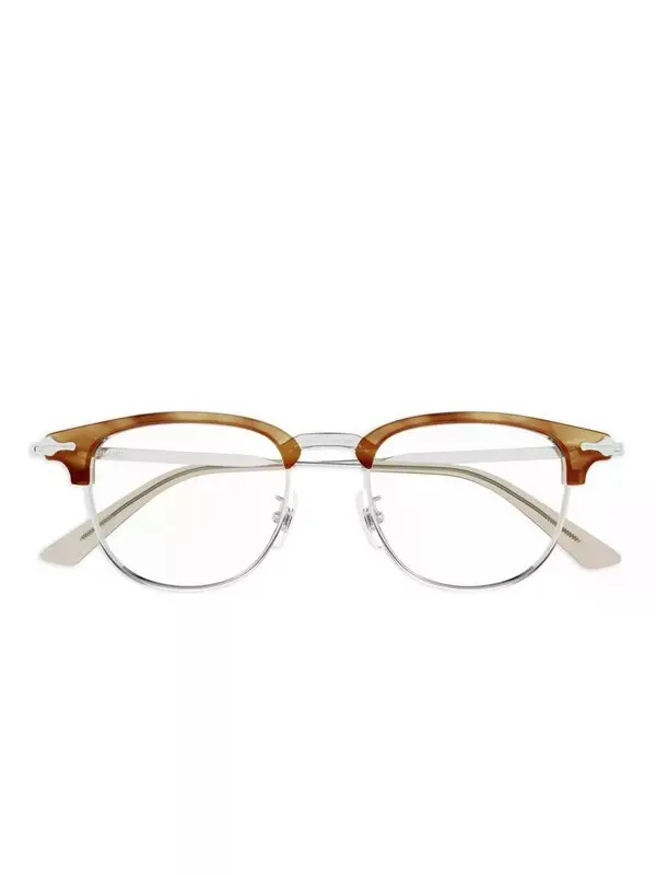Montblanc Round-frame Eyeglasses - Brown