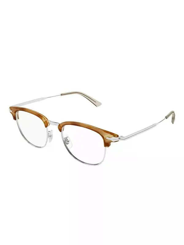 Montblanc Round-frame Eyeglasses - Brown