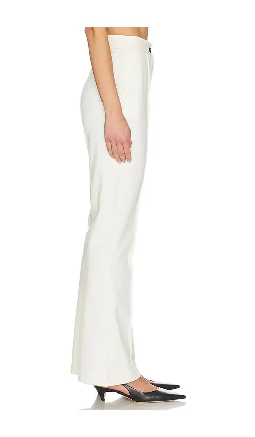 ALIGNE Justin Pintuck Jersey Trouser - Ivory
