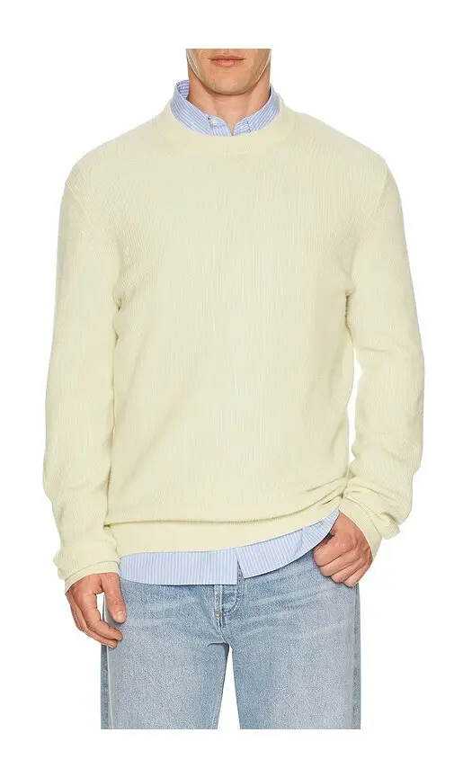 Guest In Residence Cashmere Rib Allday Crew Sweater - Mist