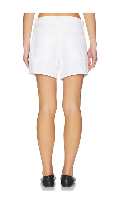 AGOLDE Leith Oversized Shorts - Marshmallow