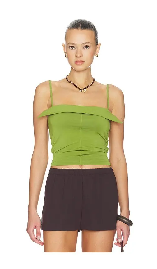 Nanushka Marinie Top - Green