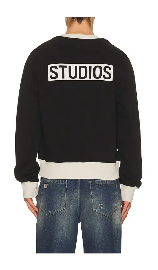 ENTIRE STUDIOS Contro Crew Sweatshirt - Skunk