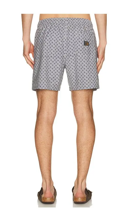 Faherty Brand All Day 6 Swimtrunks - Graphite Shell Bricks