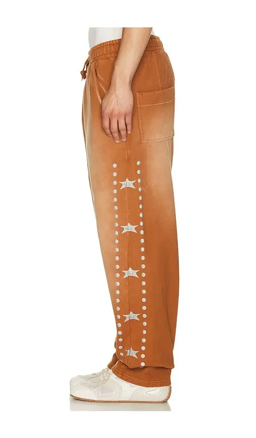 BARRIERS WORLDWIDE X Jimi Hendrix Buster Sweatpants In Burnt