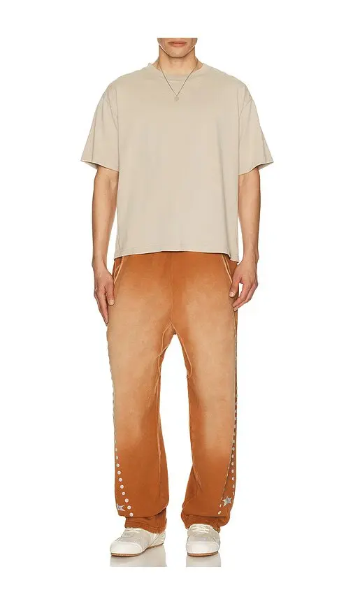 BARRIERS WORLDWIDE X Jimi Hendrix Buster Sweatpants In Burnt