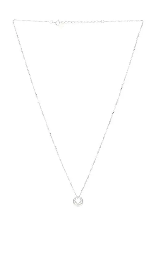 Shashi Orbit Pendant Necklace - Silver
