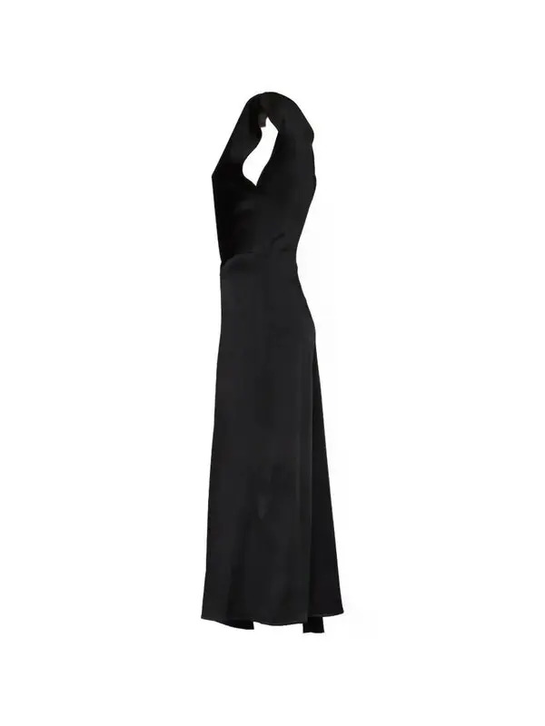 Victoria Beckham Aria Midi Dress - Black