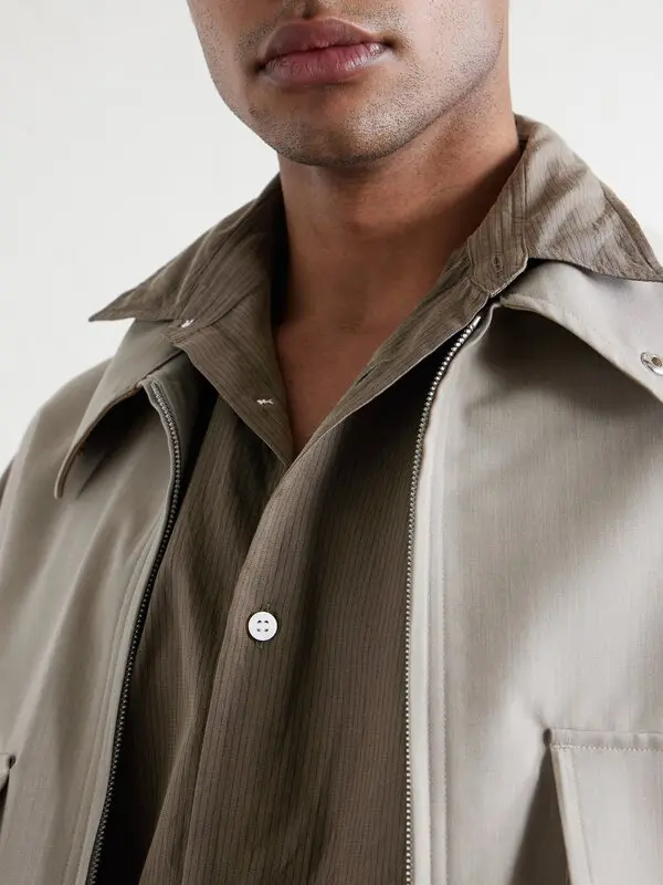 KAPTAIN SUNSHINE Cotton And Silk-blend Shirt