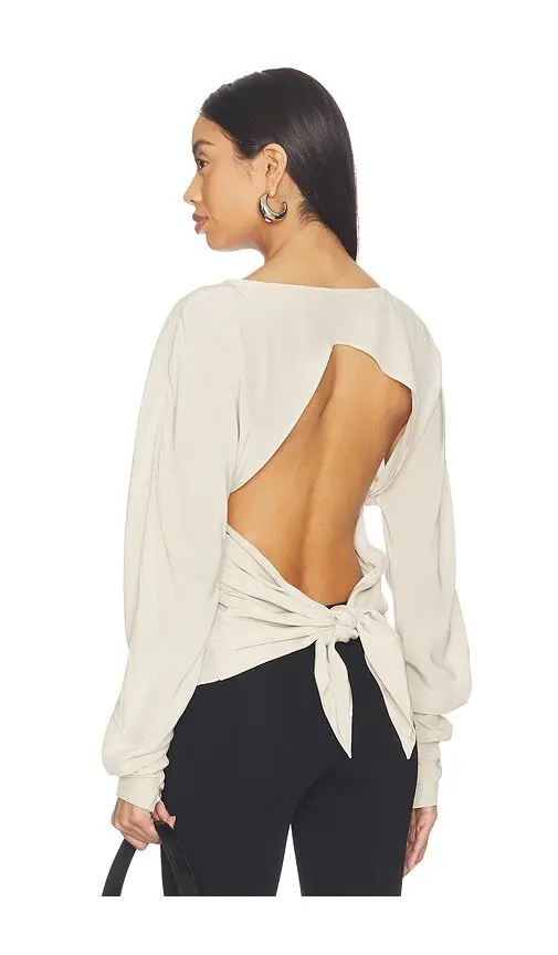 EAVES X Jasmine Tookes Amari Open Back Top
