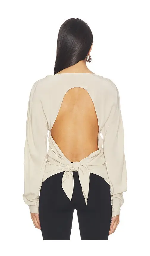 EAVES X Jasmine Tookes Amari Open Back Top