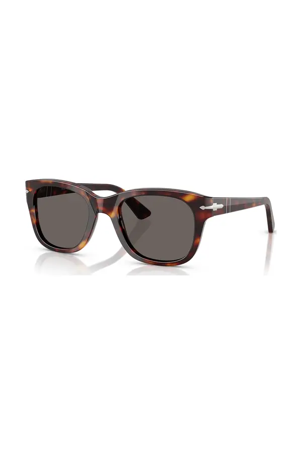Persol Full Rim Square Sunglasses - Red