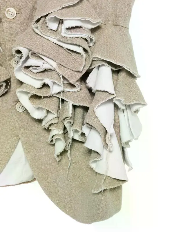 Comme Des Garçons Ruffled Waistcoat