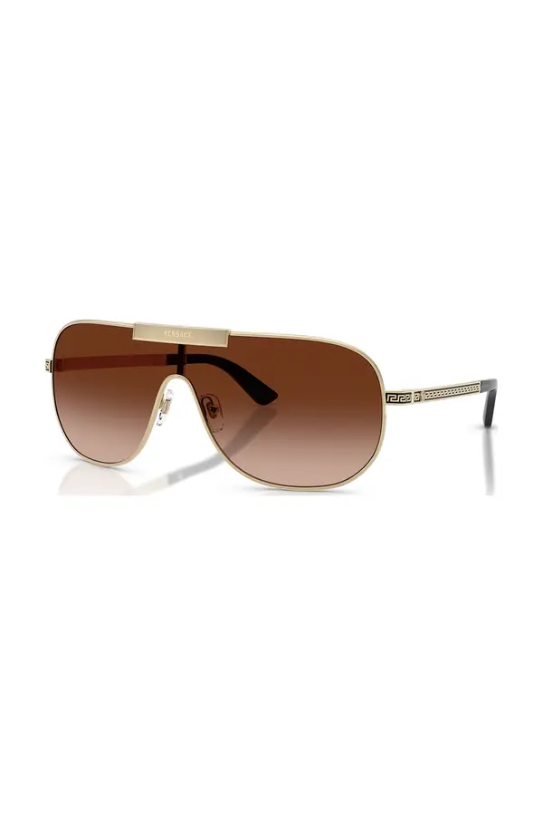 Versace Irregular Full Rim Sunglasses - Gold