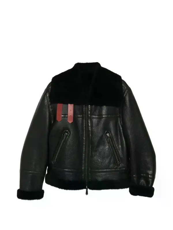 Bally Shearling Belted Jacket