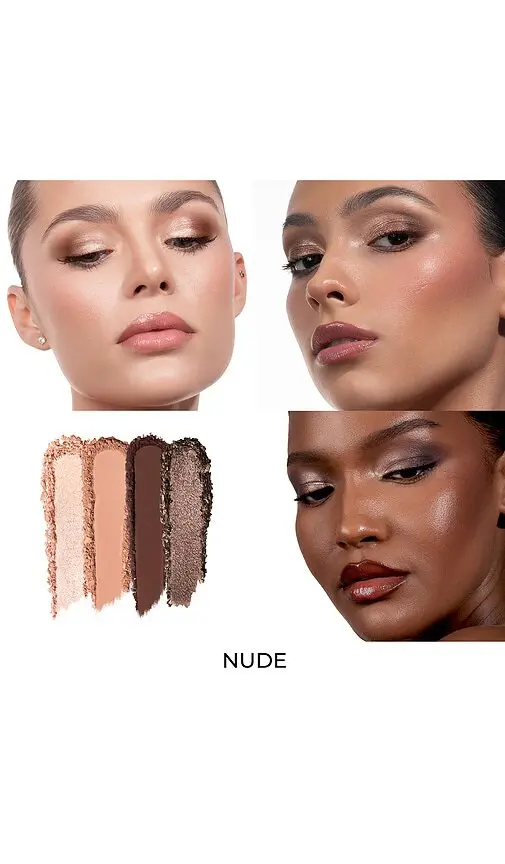 NATASHA DENONA Luxe Glam Compact Quad Eyeshadow Palette - Nude