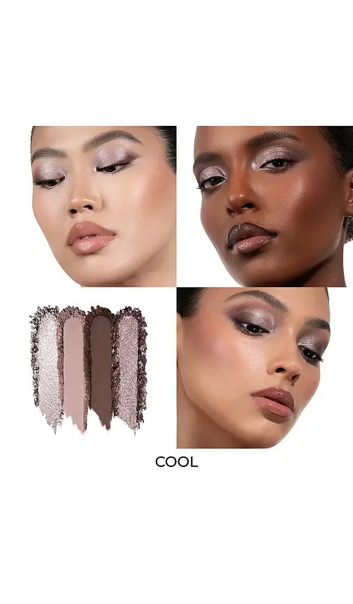 NATASHA DENONA Luxe Glam Compact Quad Eyeshadow Palette - Cool