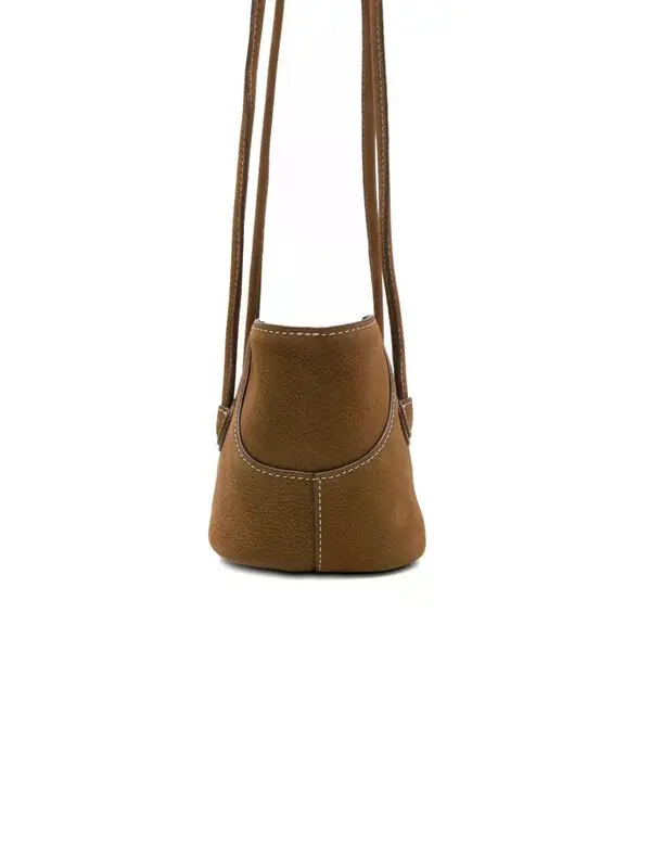 MARGESHERWOOD Topstitch Shopper Shoulder Bag - Brown