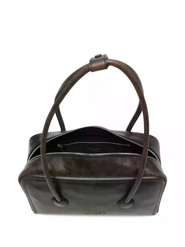 MARGESHERWOOD Soft Boston Shoulder Bag - Brown