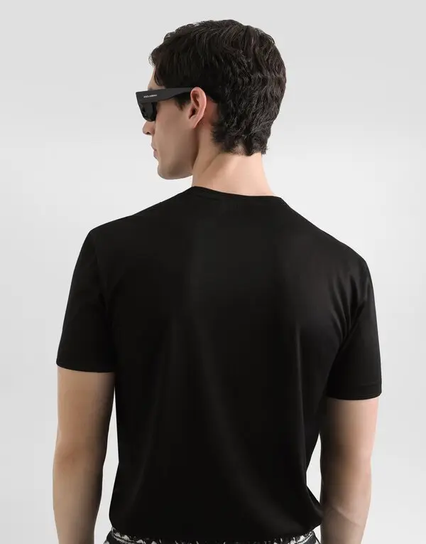 Dolce & Gabbana T-shirt M/corta Giro - Black