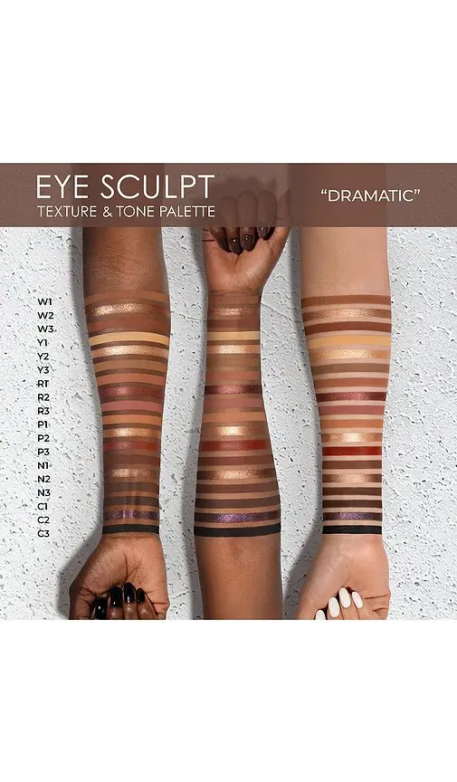 NATASHA DENONA Texture & Tone Eyeshadow Palette - Dramatic
