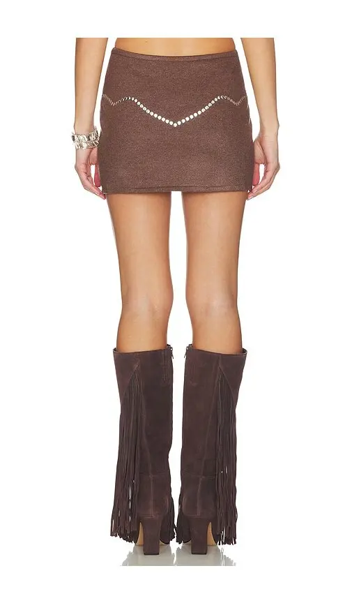 UNDERSTATED LEATHER Moonshine Skirt