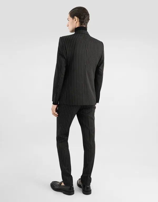Dolce & Gabbana Single-breasted Pinstripe Stretch Wool Sicily-fit Suit - Multicolor