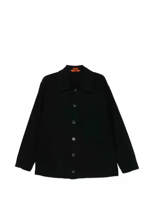 Barena Venezia Patch-pocket Button Overshirt - Black